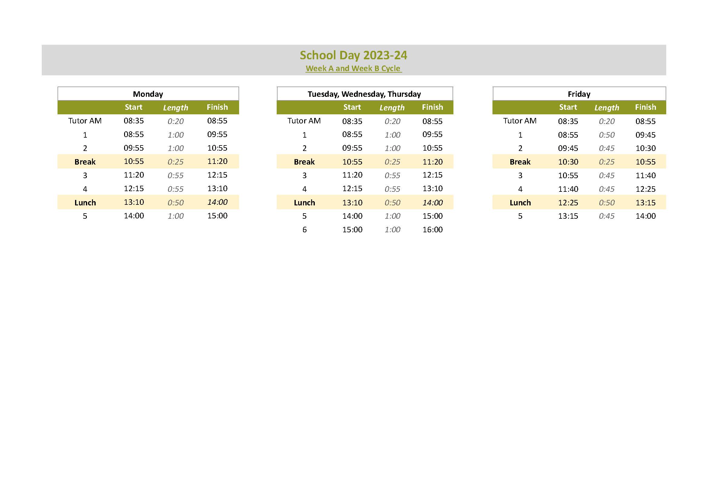 School Day - The Richmond upon Thames School